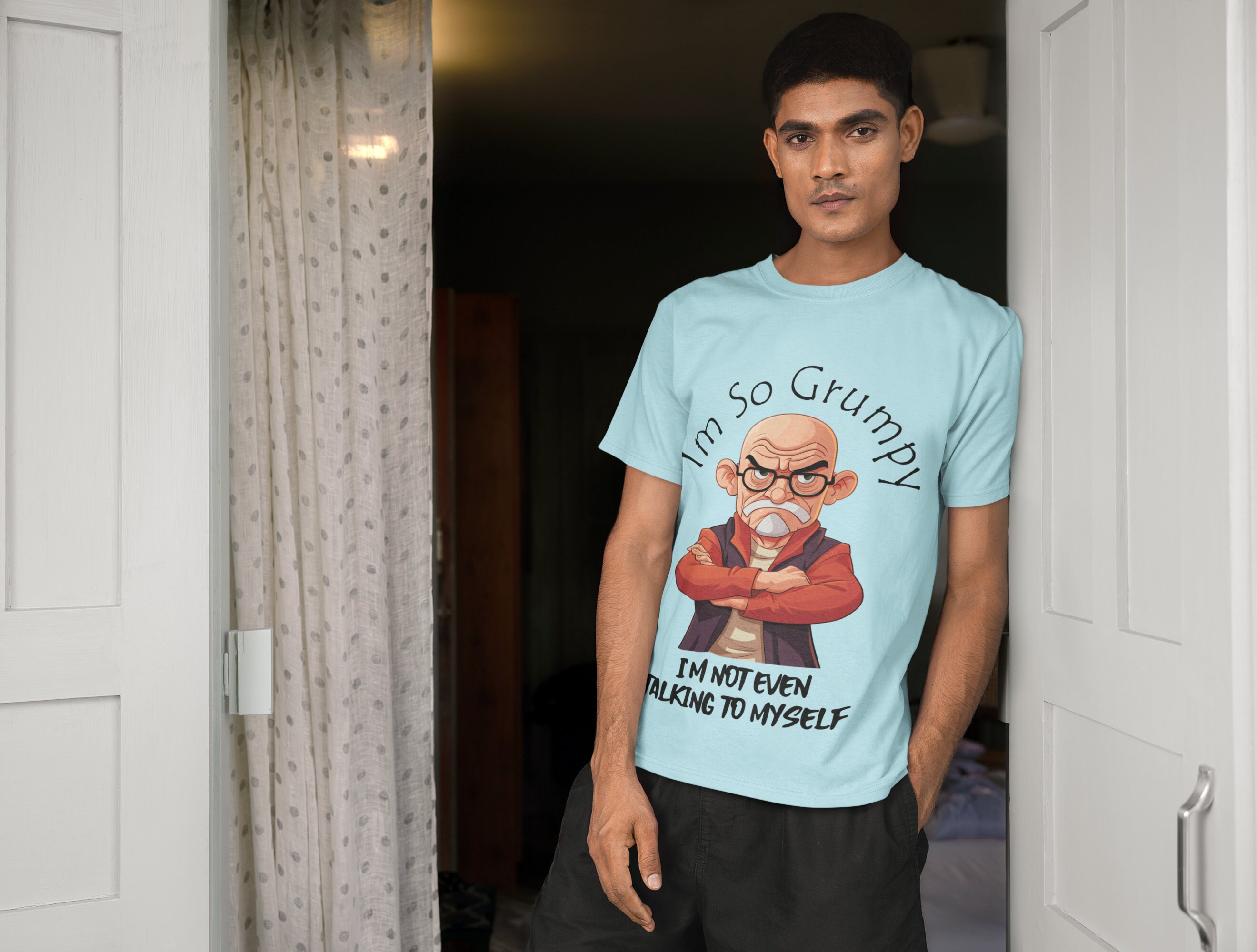 Mens I'm so Grumpy Novelty T-shirt, Dad Old Man Shirt, Father's Day ...