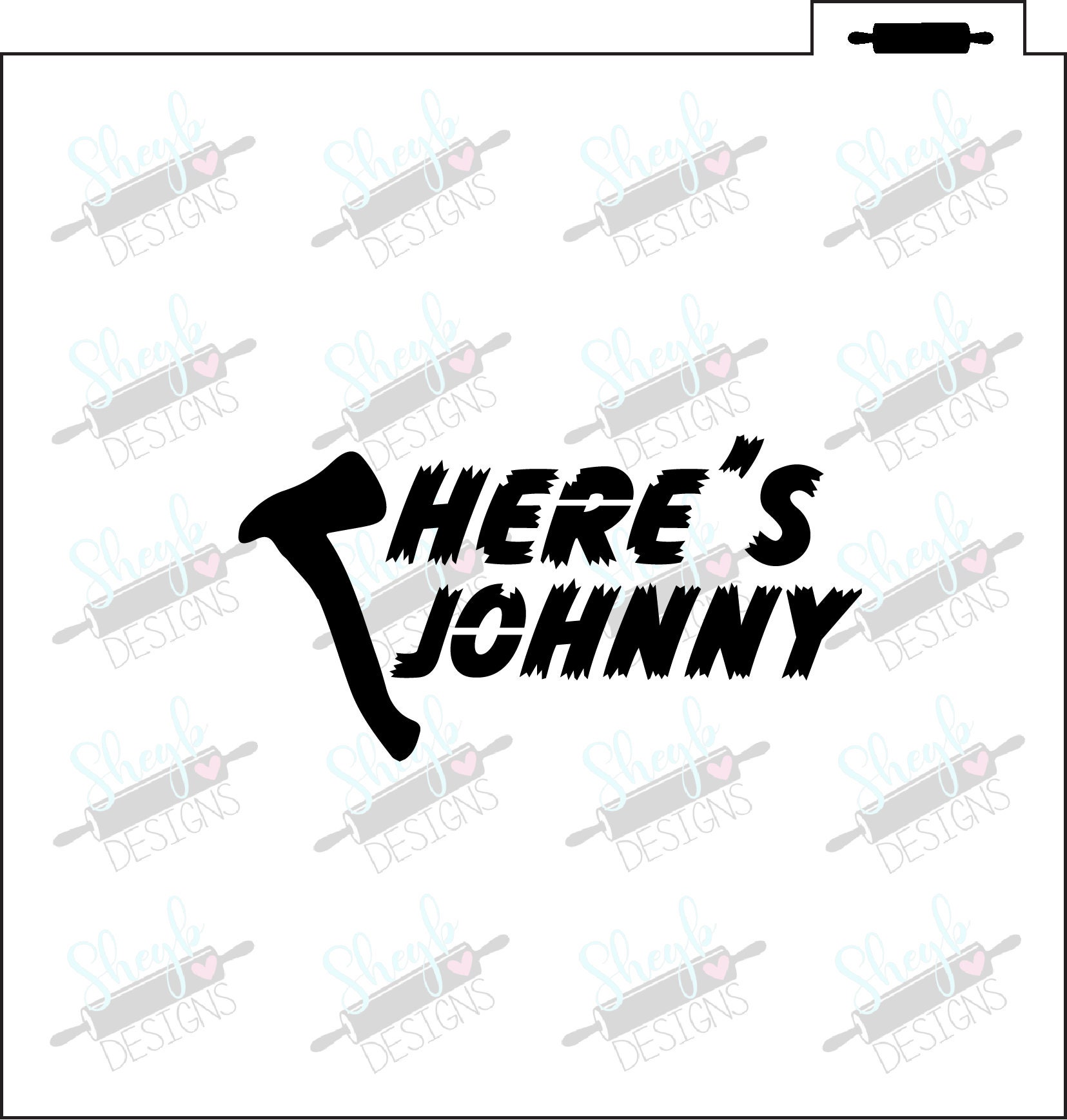 Stencils & Templates Craft Supplies & Tools The Shining Here's Johnny ...