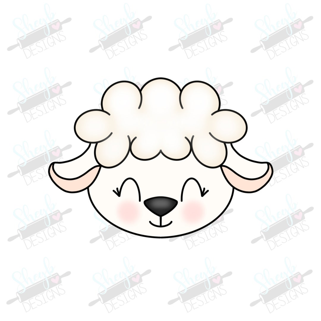 Lamb Face Cookie Cutter - Etsy
