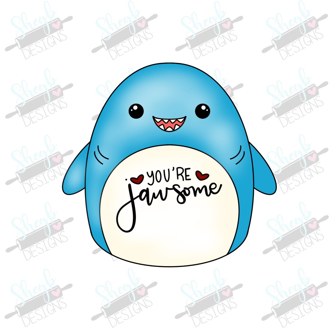 Shark Squish Cookie Cutter - Etsy