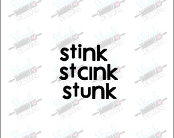 Stink Stank Stunk Stencil - Etsy
