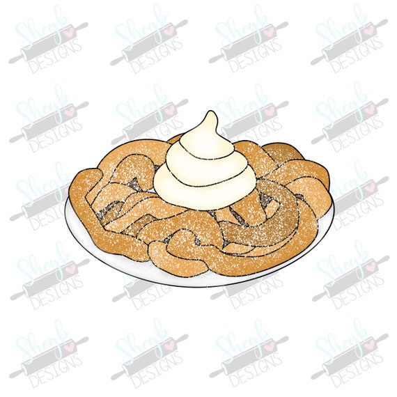 Funnel Cake Cartoon