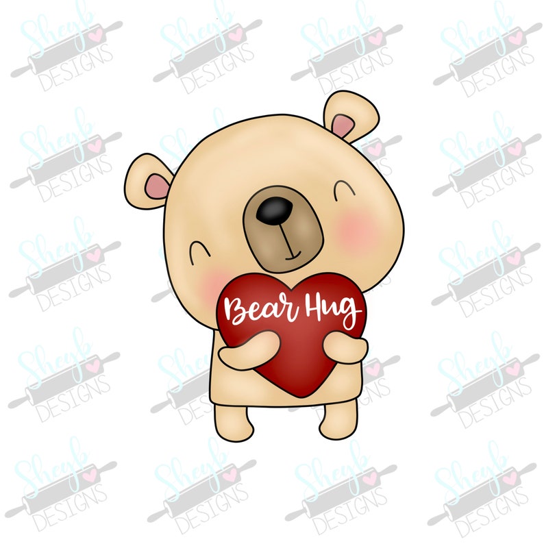 Bear Hug Cookie Cutter - Etsy