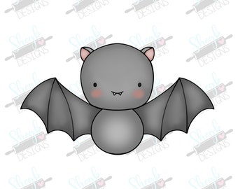 Bat Shaped Cookie and Fondant Cutter - Etsy