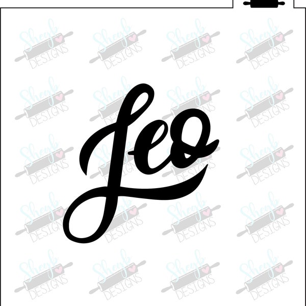 Leo Stencil - Etsy