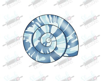 Conch Shell Cookie Cutter Under the Sea 3D Printed Cookie - Etsy