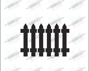 Fence Stencil Baking - Etsy