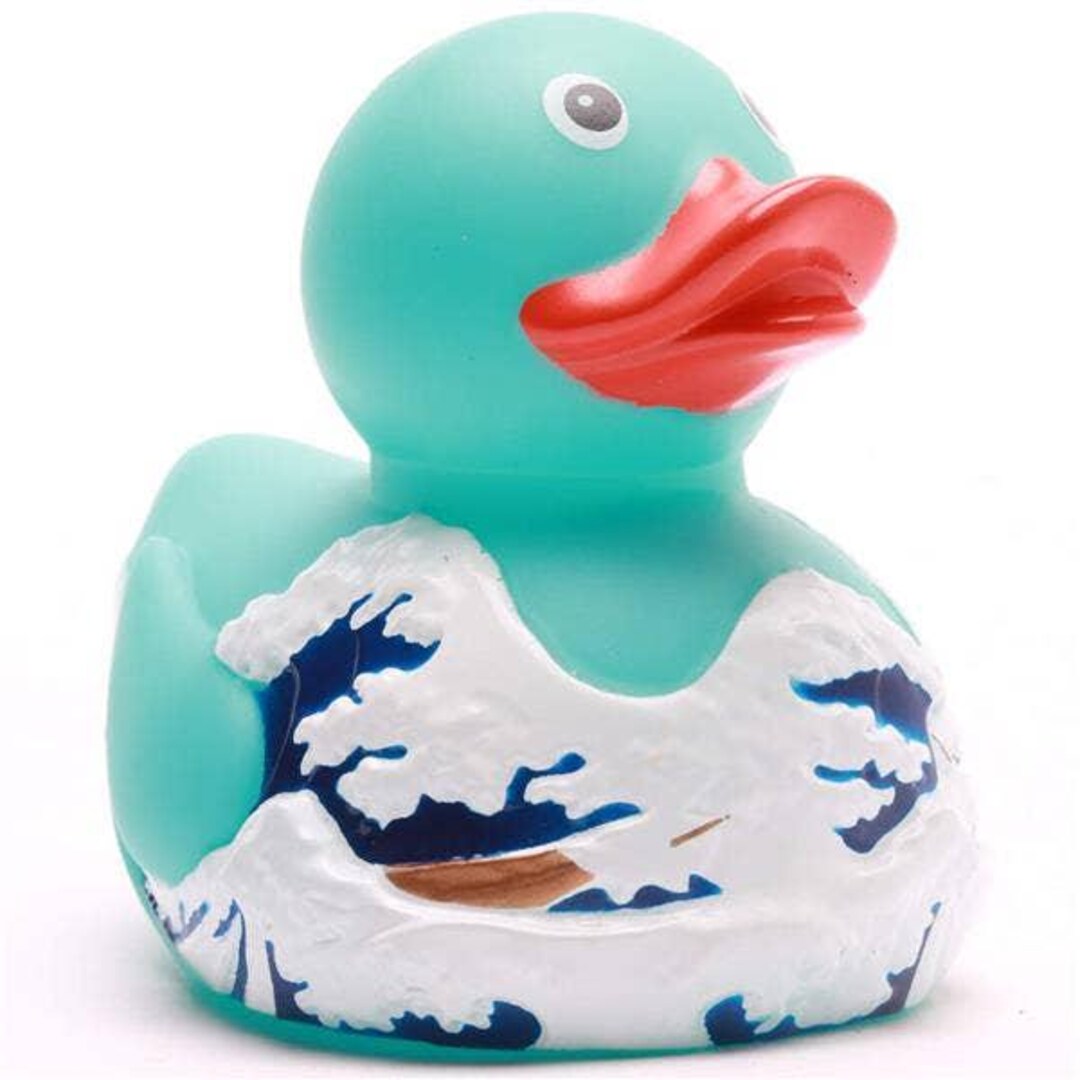 Fuji-wave Bath Duck - Rubber Duck - Etsy