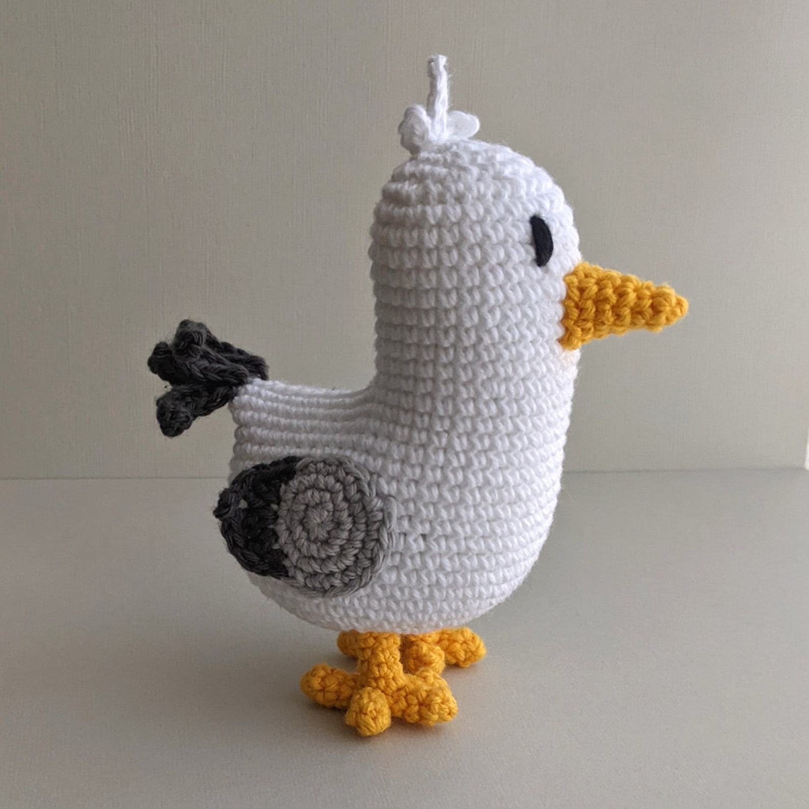 Seagull Pattern, Crochet Seagull Pdf, PDF Pattern, Beach Theme Pattern ...