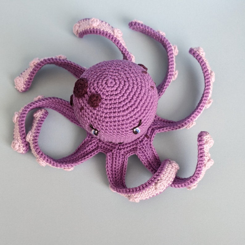 Octopus Pattern Crochet Octopus Pdf PDF Pattern Beach - Etsy