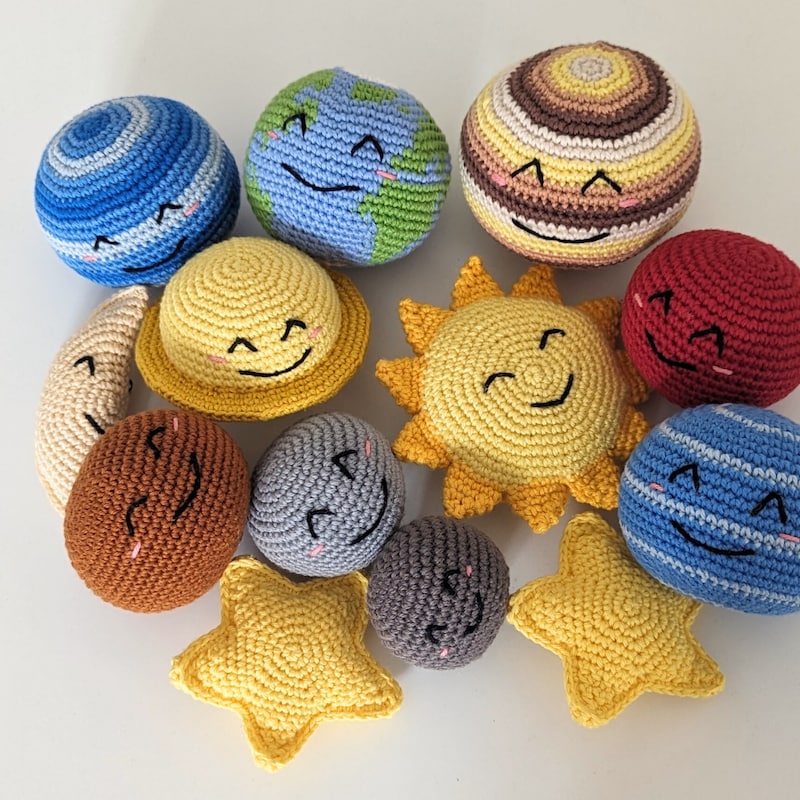 Crochet Planets - Etsy