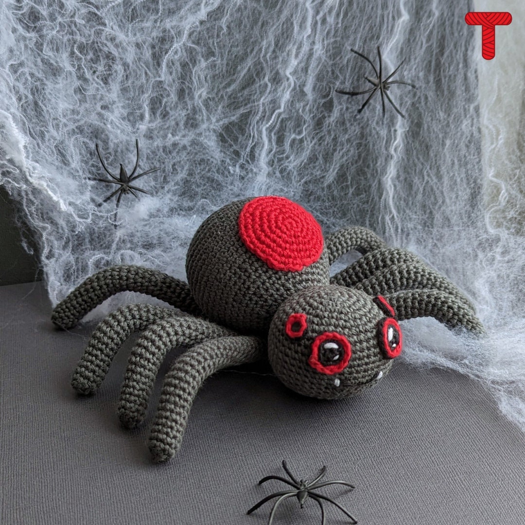 Spider Pattern, Crochet Spider Pdf, PDF Pattern, Halloween Theme ...