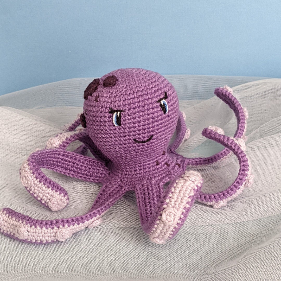 Octopus Pattern, Crochet Octopus Pdf, PDF Pattern, Beach Theme, Cute ...