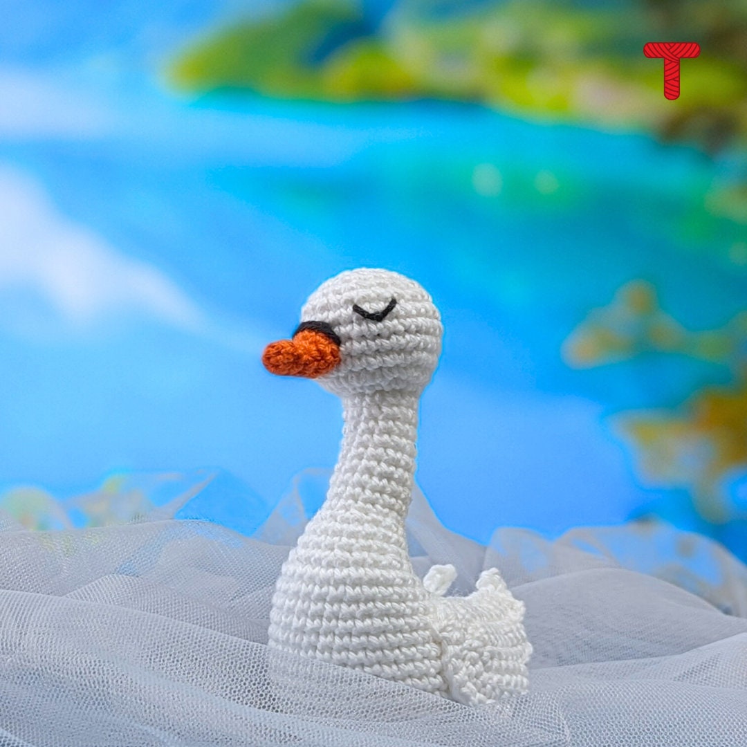 Crochet Swan Pattern, Swan Pattern, Swan Pdf, Cute Crochet Swan Pattern ...