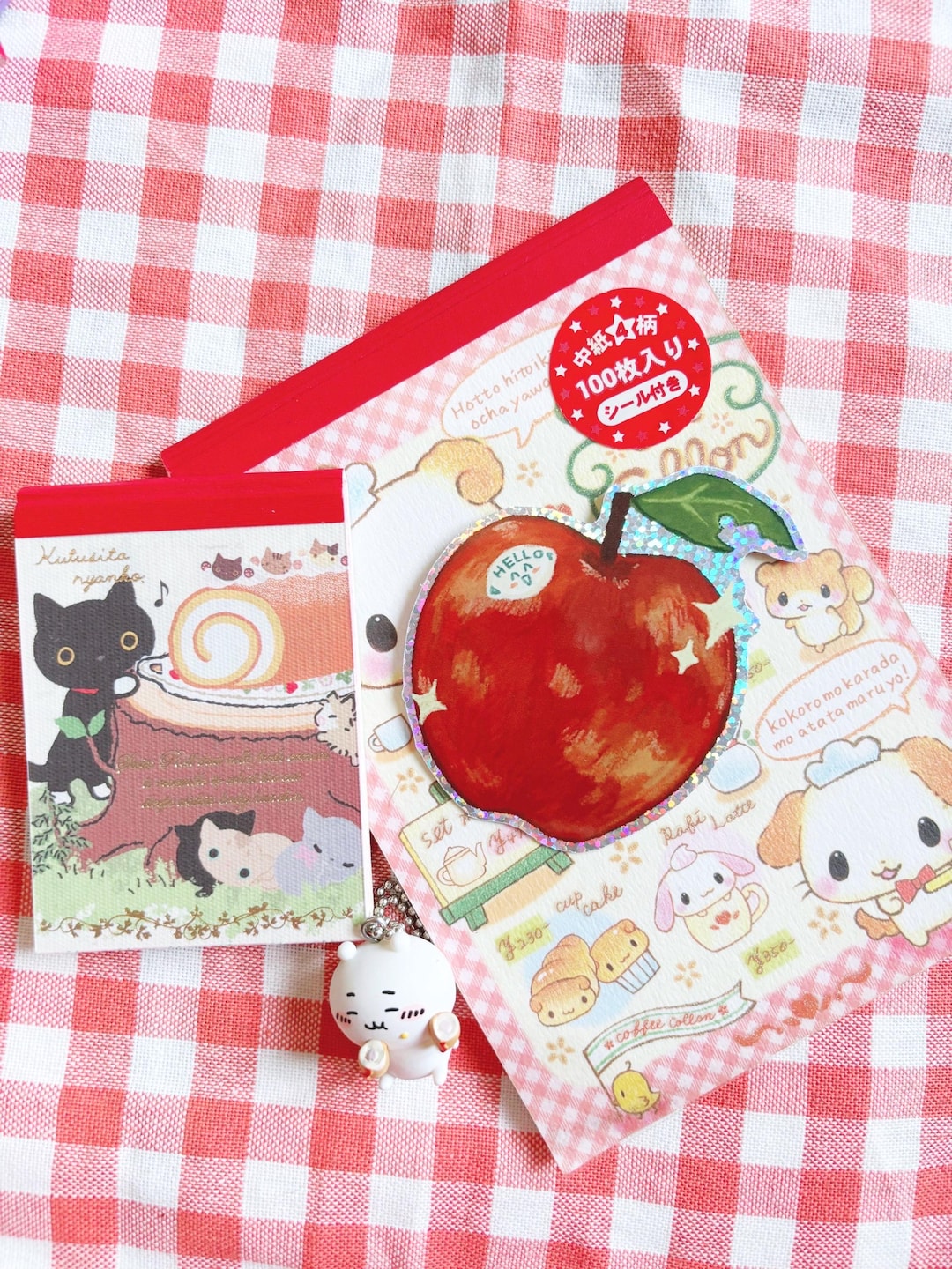 Hello Apple Glitter Sticker - Etsy