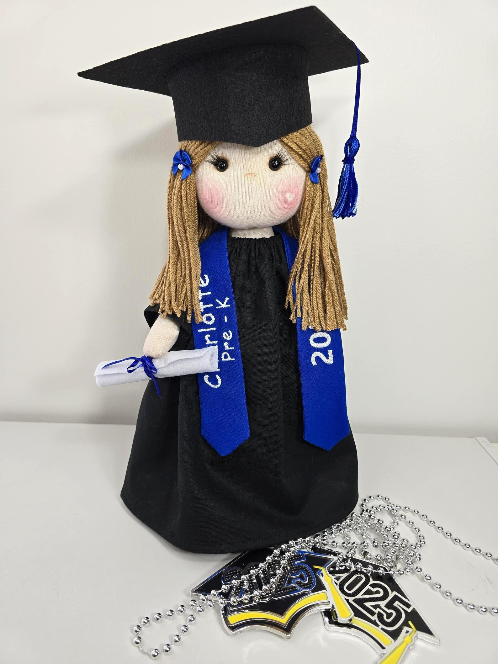 Custom Girls Graduation Dolls,graduation Gifts, Gifts for Grads,prek ...