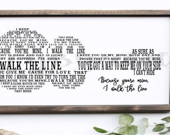Walk the Line - Etsy