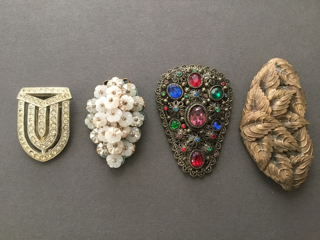 Vintage Dress Clips, Vintage Dress/sweater/fur Clips - Etsy