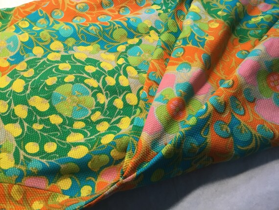 1960s Royal Lynne Print Dress Made in the Crown Colon… - Gem