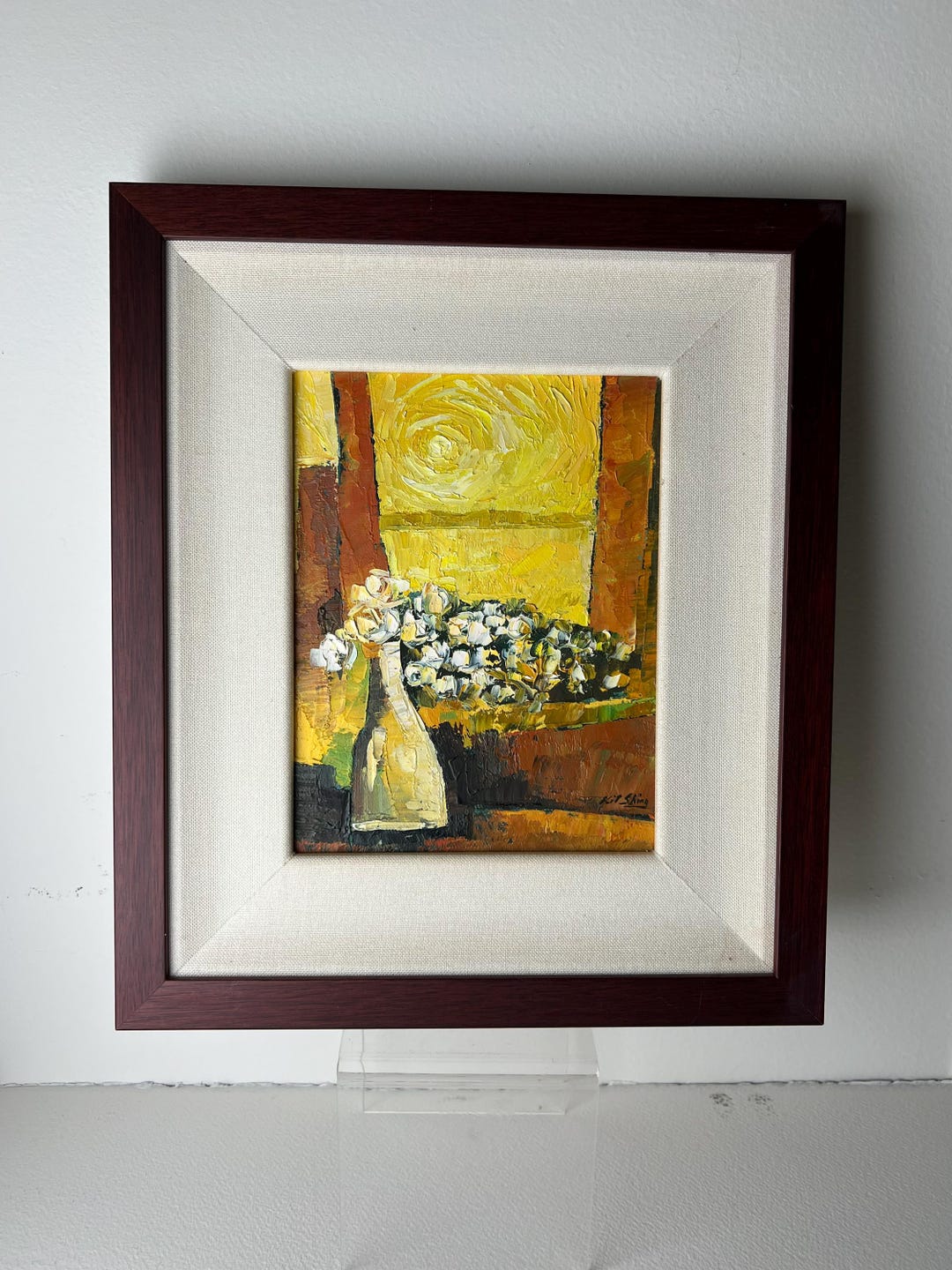 Original Kit Shing Still Life Oil on Canvas Painting, Framed - Etsy