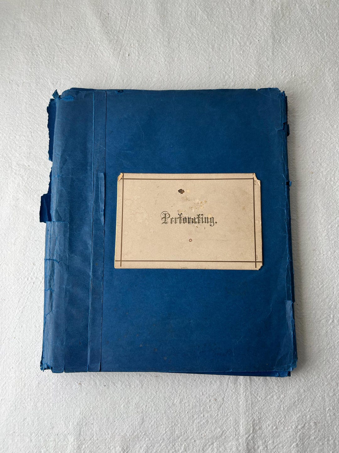 Antique Paper Perforation, Perforated Paper Book, Friedrich Froebel ...