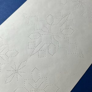 Antique Paper Perforation, Perforated Paper Book, Friedrich Froebel ...