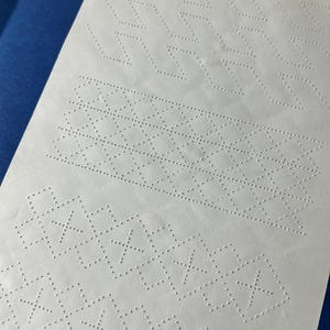 Antique Paper Perforation, Perforated Paper Book, Friedrich Froebel ...