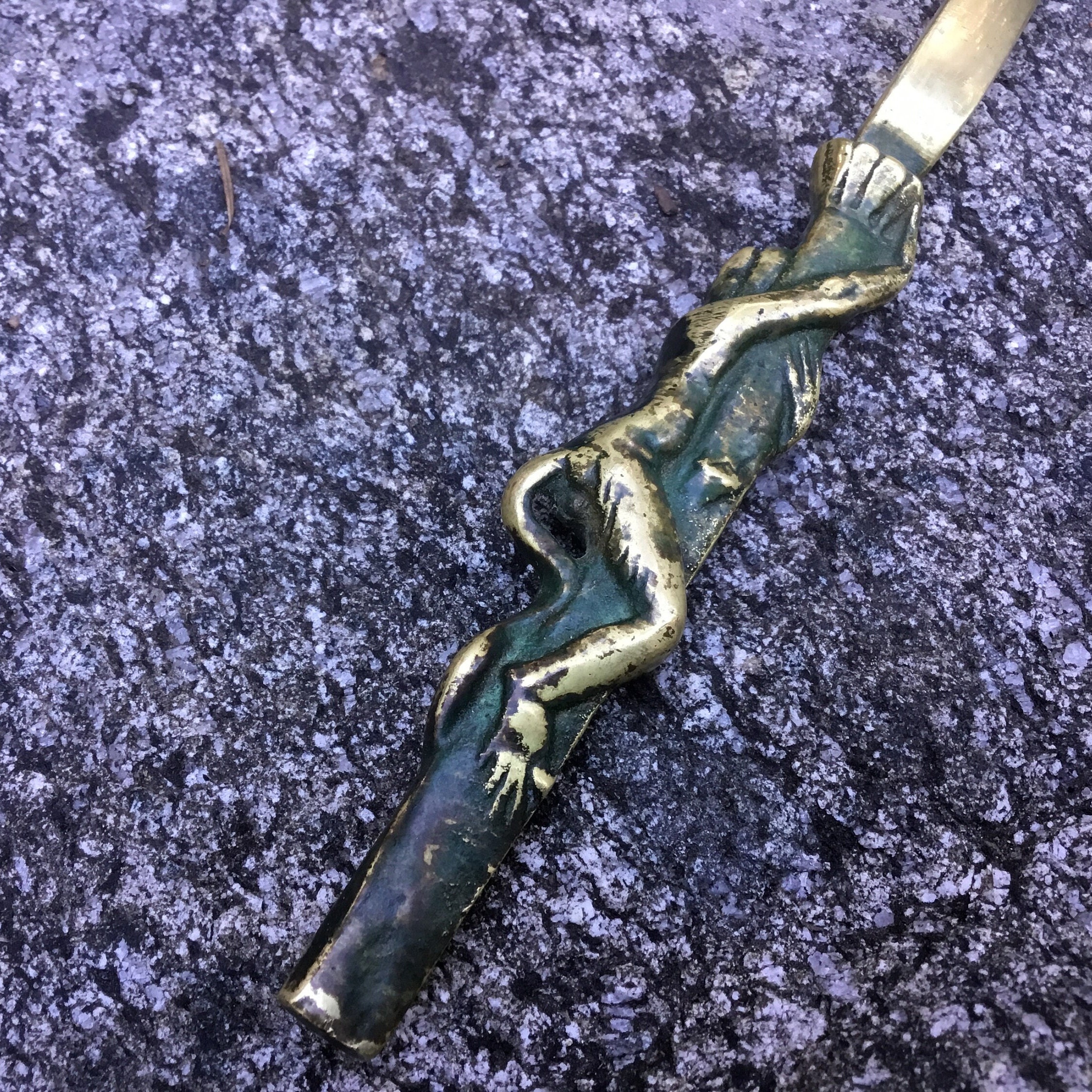 Vintage Brass Climbing Monkey Letter Opener Monkey Handle - Etsy