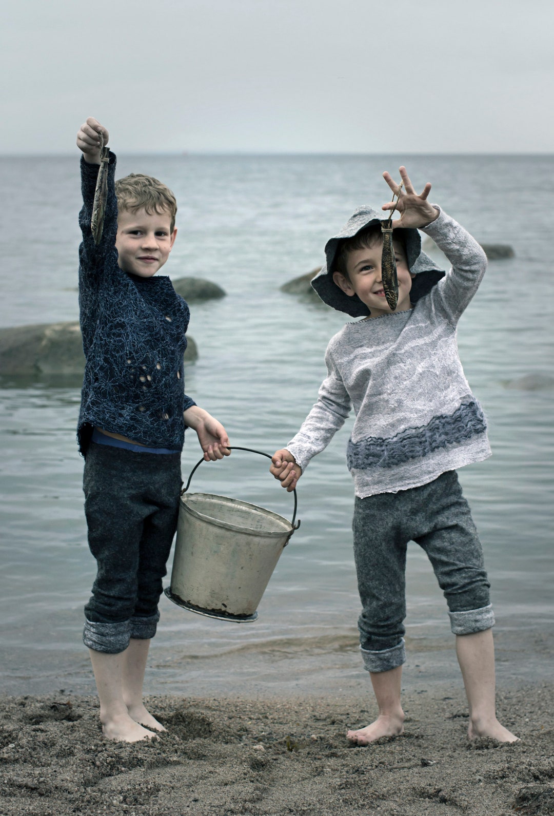 Felted Wool Coat for Boys and Girls Kids Handmade Designer Clothes - Etsy