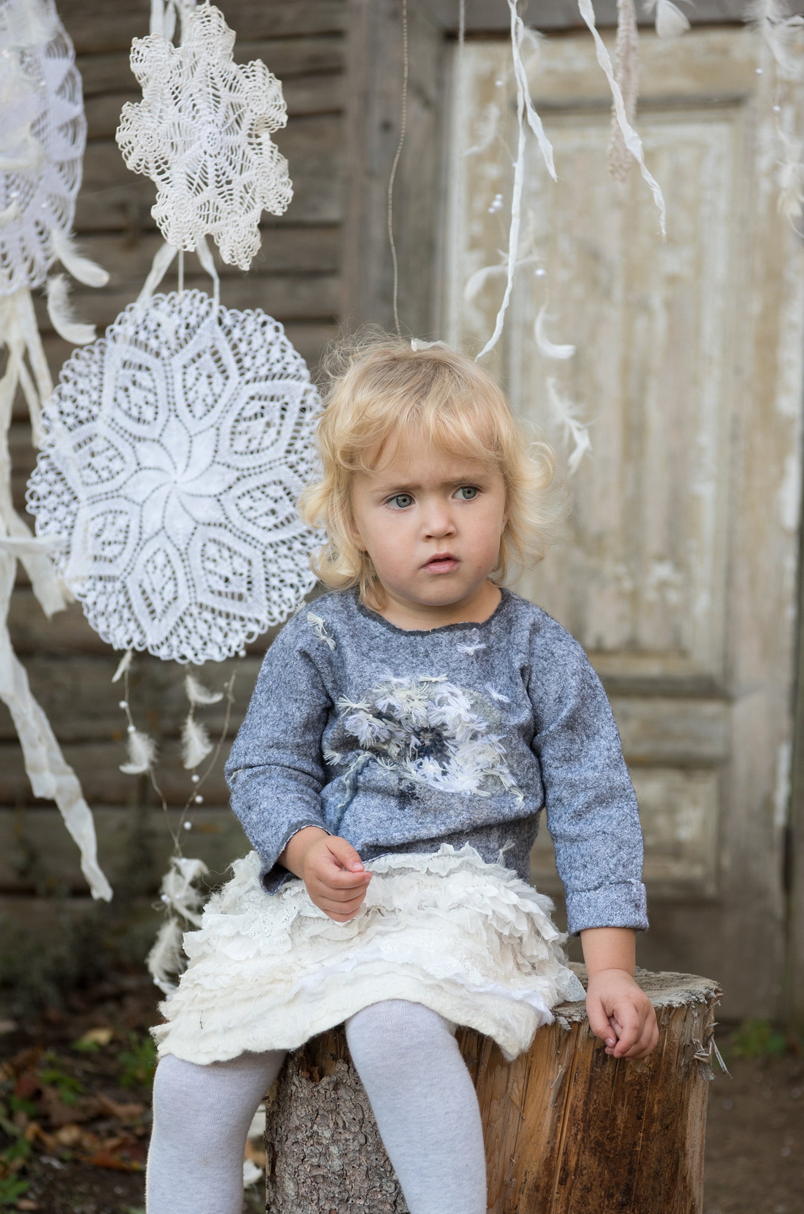 Felted Little Girls Sweater Toddler Girl Outfits Wool Fall Sweater - Etsy