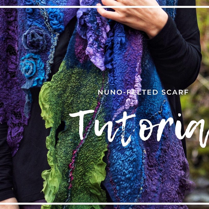 Nuno Felted Scarf - Etsy