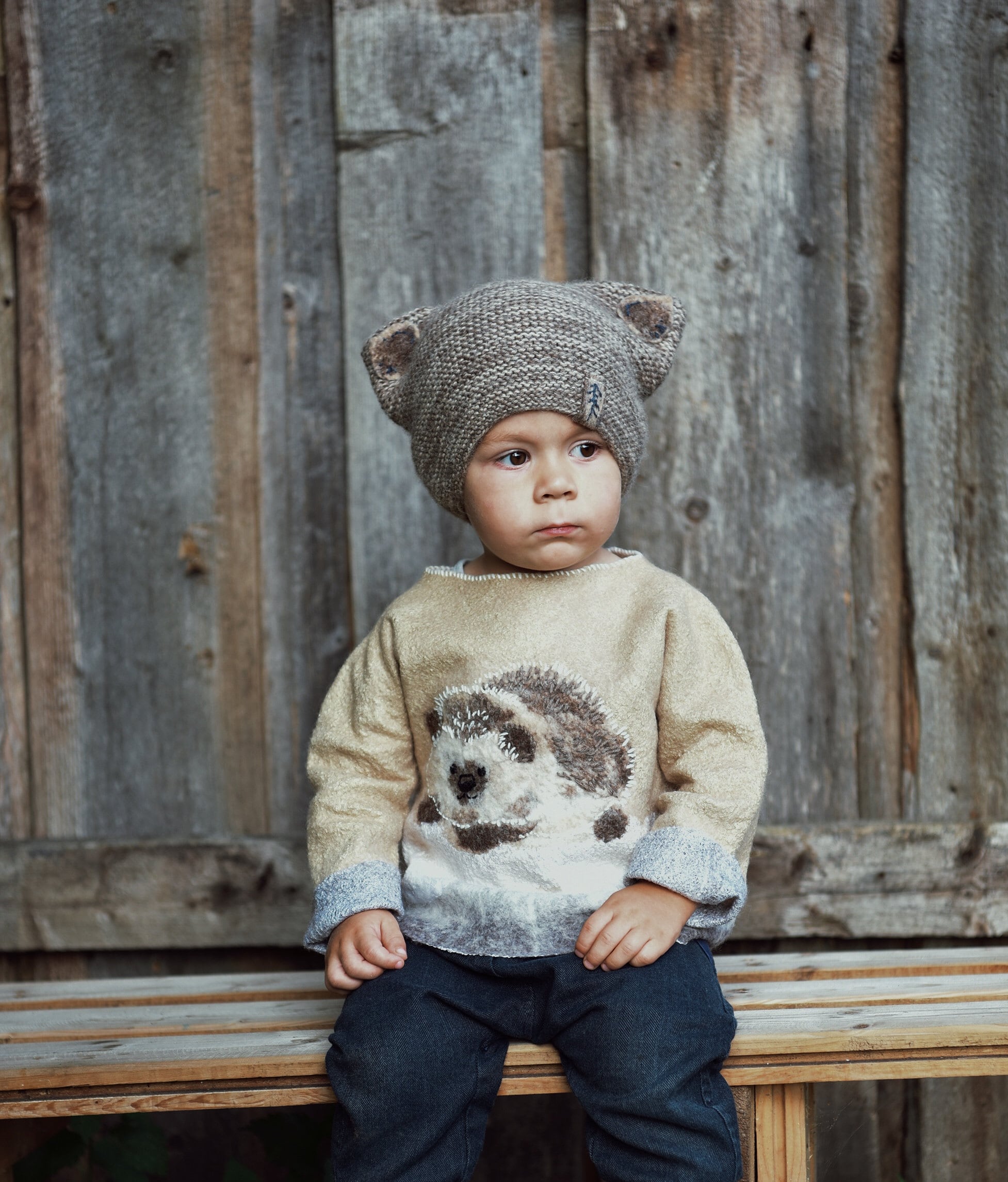 Felted Little Boys Sweater Toddler Boy Outfits Wool Fall Sweater - Etsy