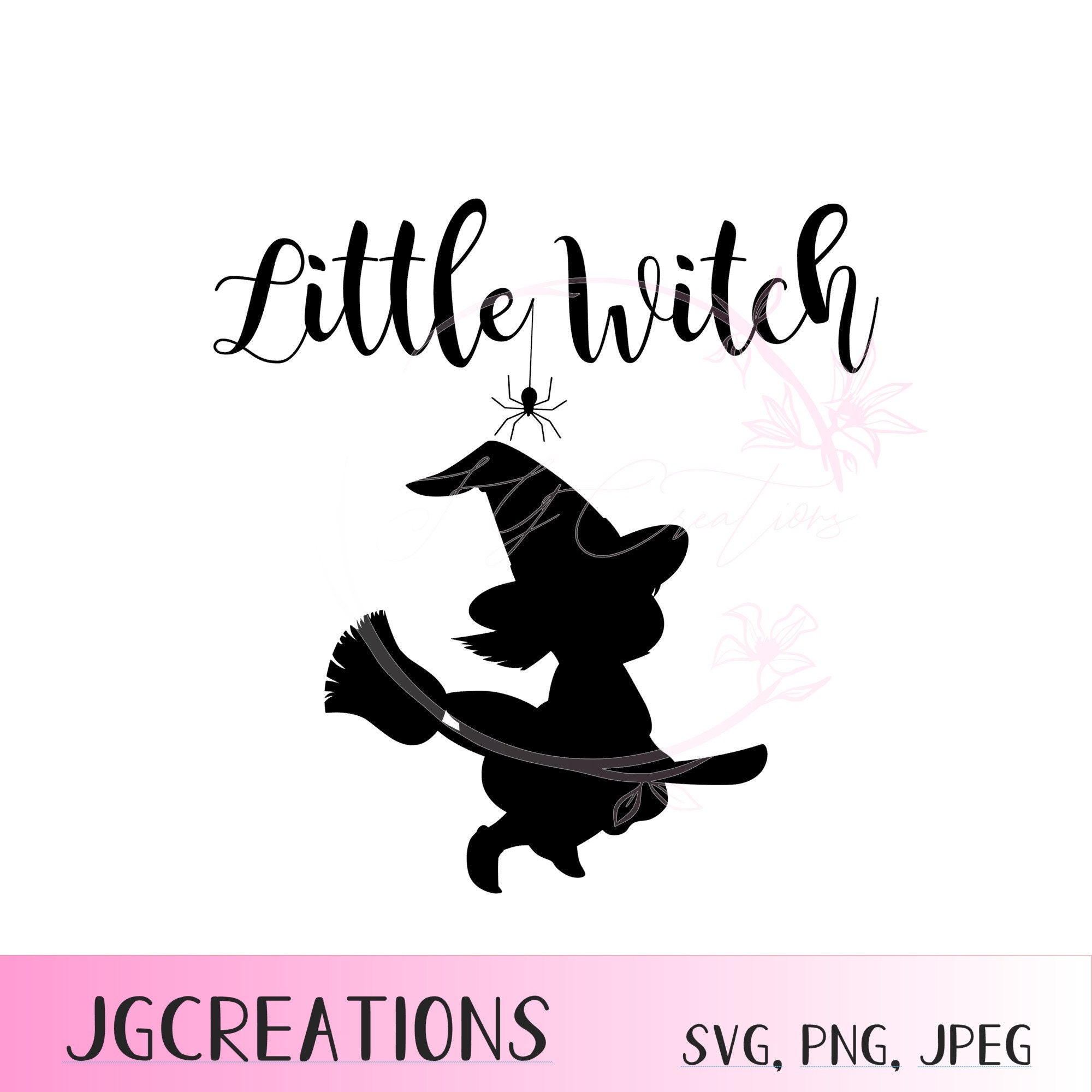 Little Witch SVG,PNG File, Halloween, SVG, Digital File - Etsy