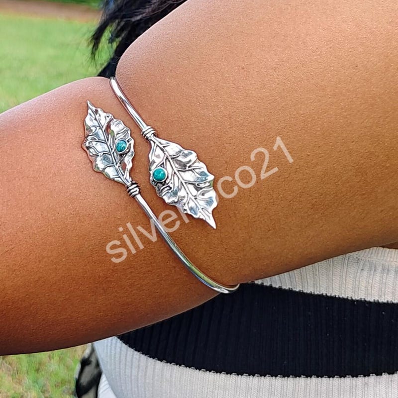 Leaf Arm Cuff - Etsy
