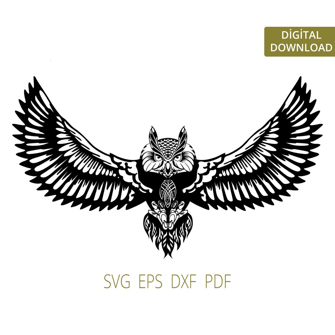 Owl Decor SVG: Laser Cut Files for Wood (digital Download) - Etsy