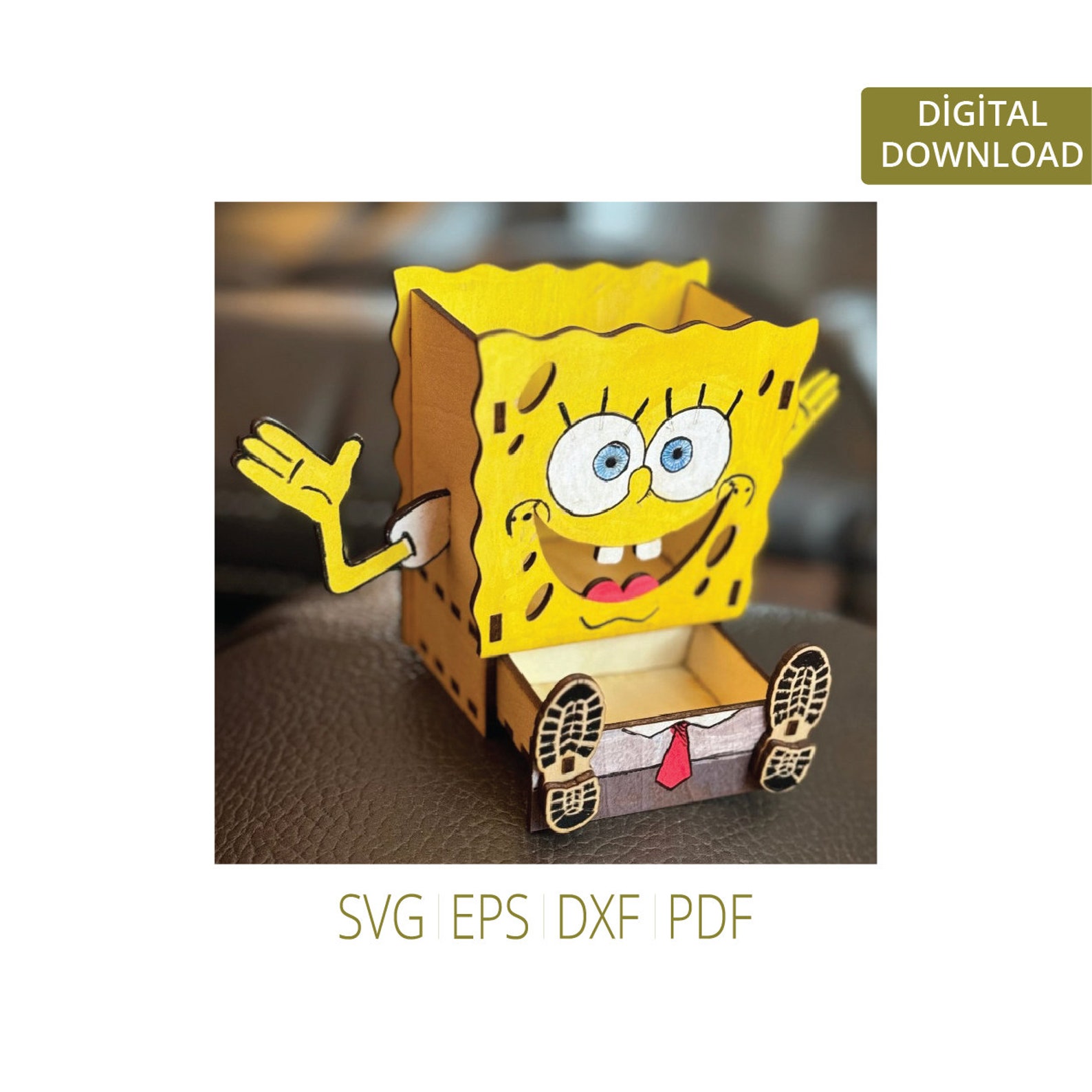 Cute Pencil Case Svg | Pencil Organizer Svg | Laser Cut Svg | Laser Cut ...