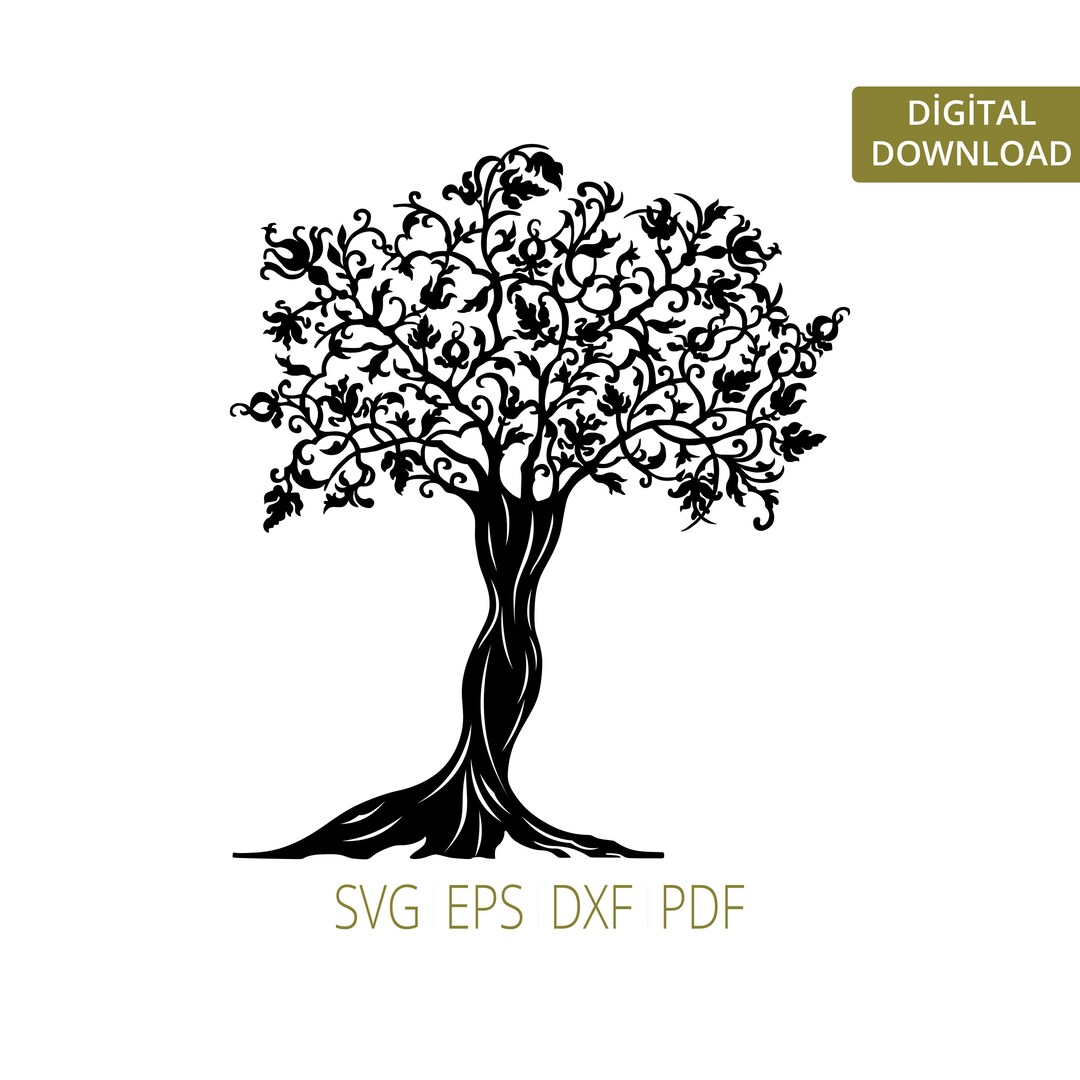 Tree Laser Cut | Tree Svg | Tree Wall Decor Laser Cut | Laser Cut ...
