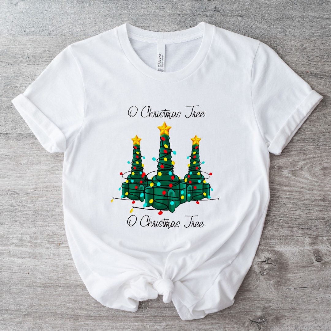 O Christmas Tree Tee - Etsy