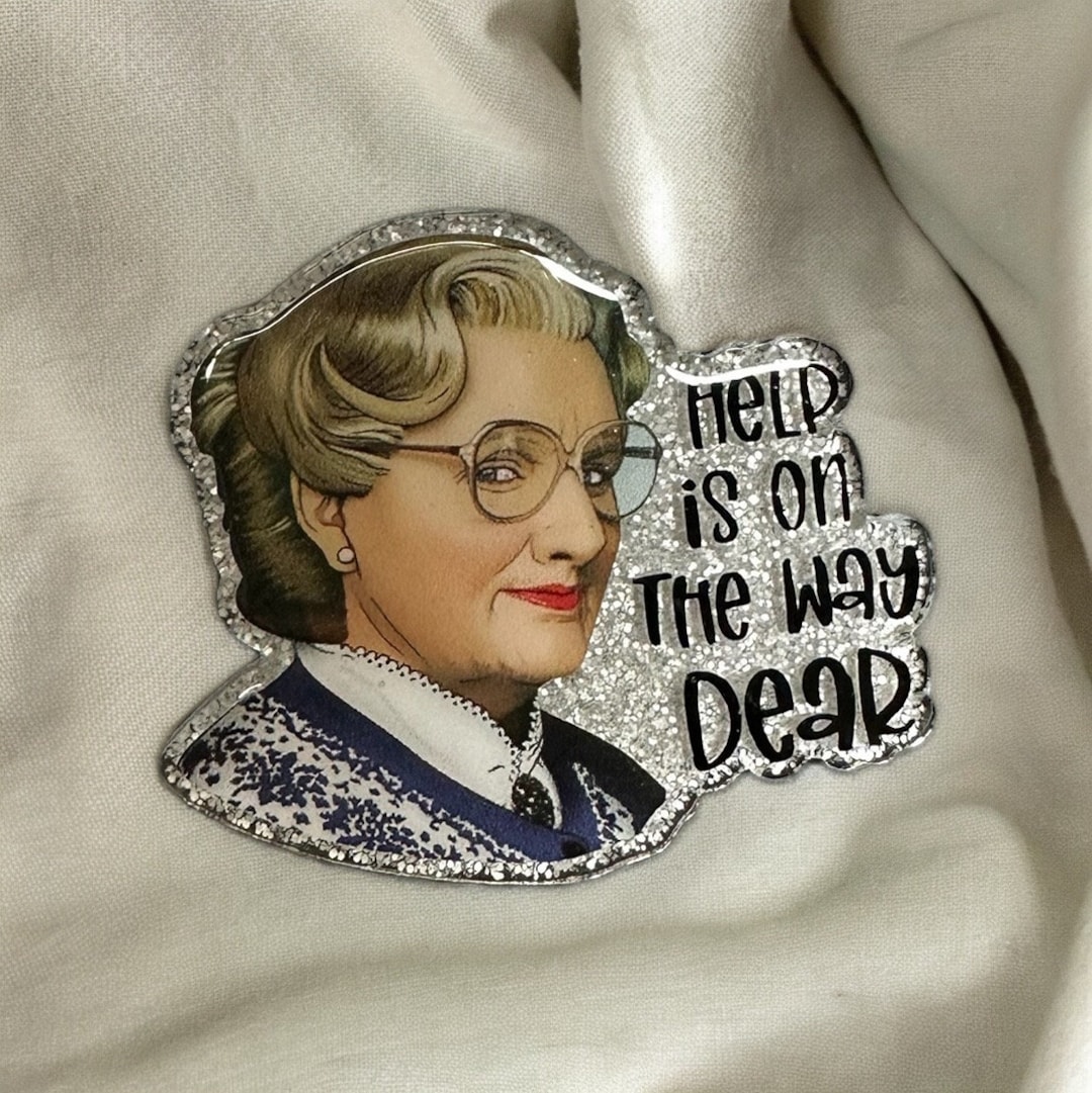 Help is on the Way Dear Badge Reel - Etsy