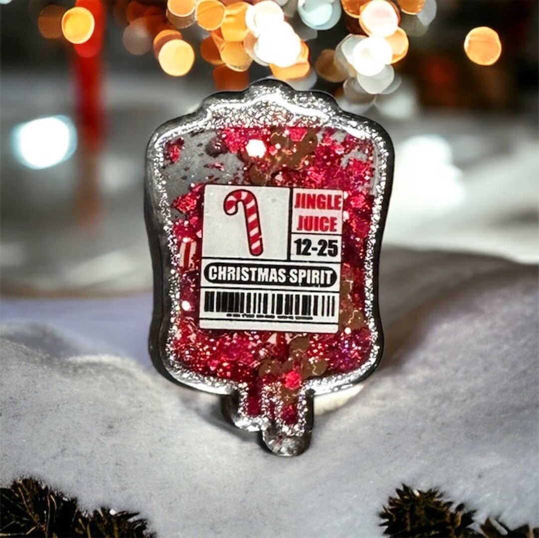 Themed Blood Bag Shaker Badge Reel - Etsy