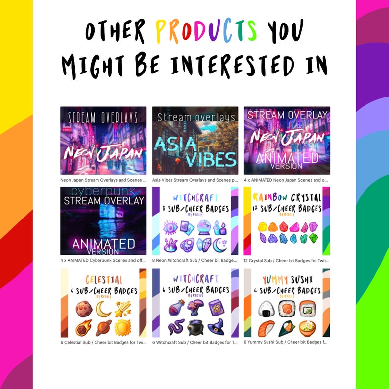 Pastel Emotes X 8 - Pack for Twitch - GG - WTF - Thank You - Sub Hype ...