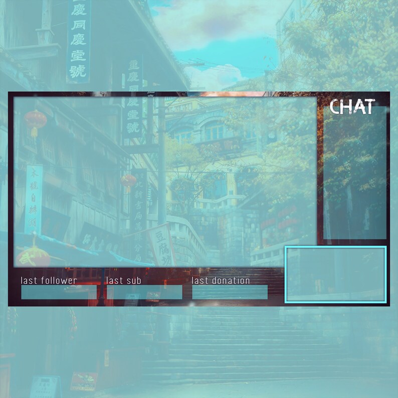 Asia Vibes Stream Overlays and Scenes pack for Twitch, Youtube ...