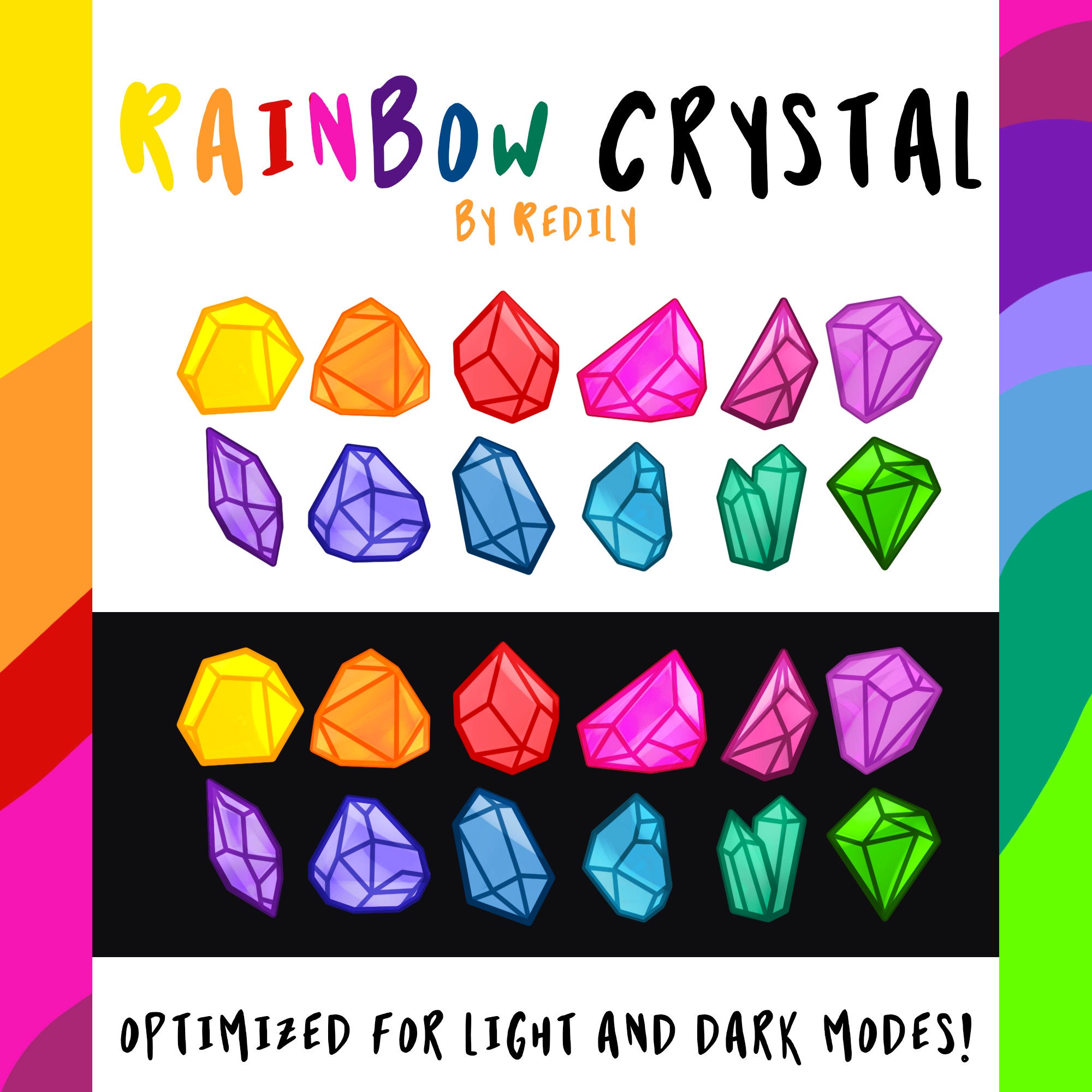 12 Crystal Sub / Cheer Bit Badges for Twitch, Youtube and More! - Etsy