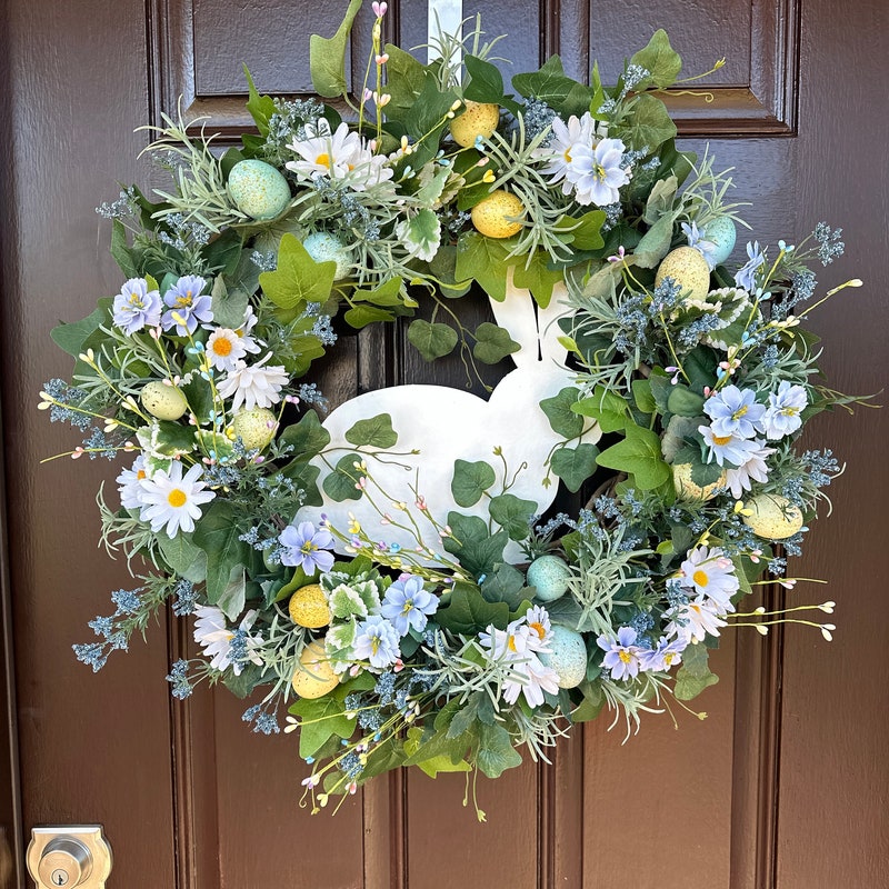 Rabbit Wreath - Etsy