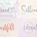Script Font Bundle, Wedding Font Bundle, Handwritten Font, Script Font ...