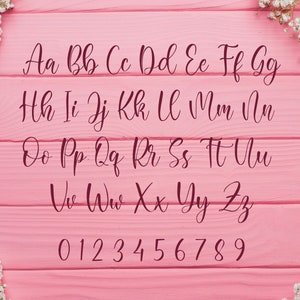 Calligraphy Font, Font for Cricut, Script Font, Wedding Font ...