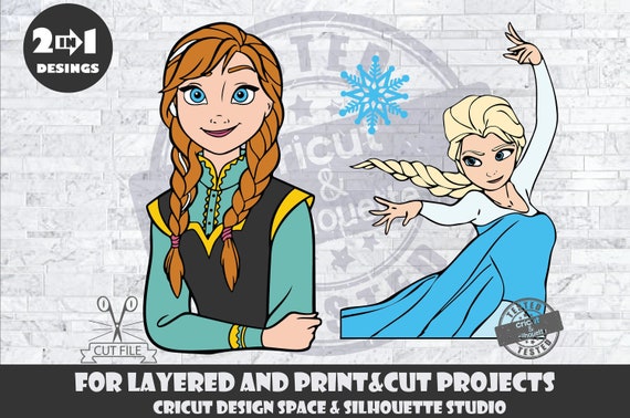 Frozen SVG Hermanas SVG Archivos de diseño para Cricut Silueta - Etsy ...