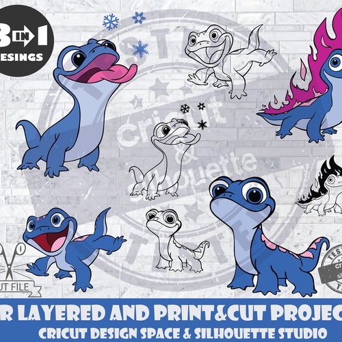 Frozen 2 SVG Bruni Bundle SVG Design Files for Cricut - Etsy