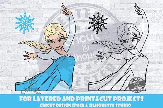 Frozen SVG Elsa SVG Design Files for Cricut Silhouette Cut | Etsy
