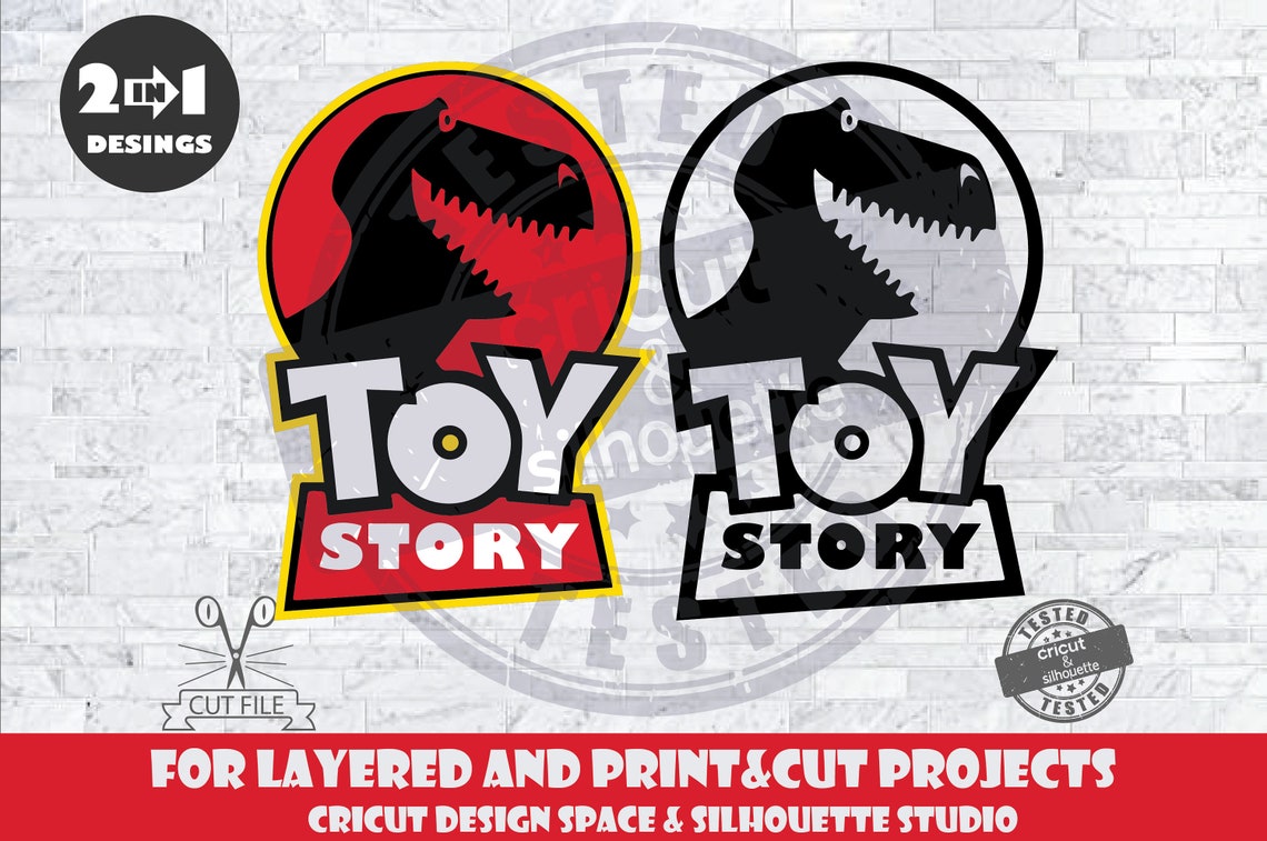Rex SVG Toy Story SVG Design Files For Cricut Silhouette Cut | Etsy